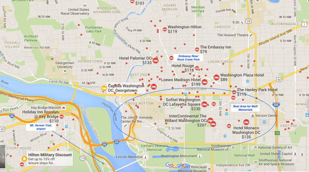 Running in Washington, D.C. Best places to run in Washington, D.C.
