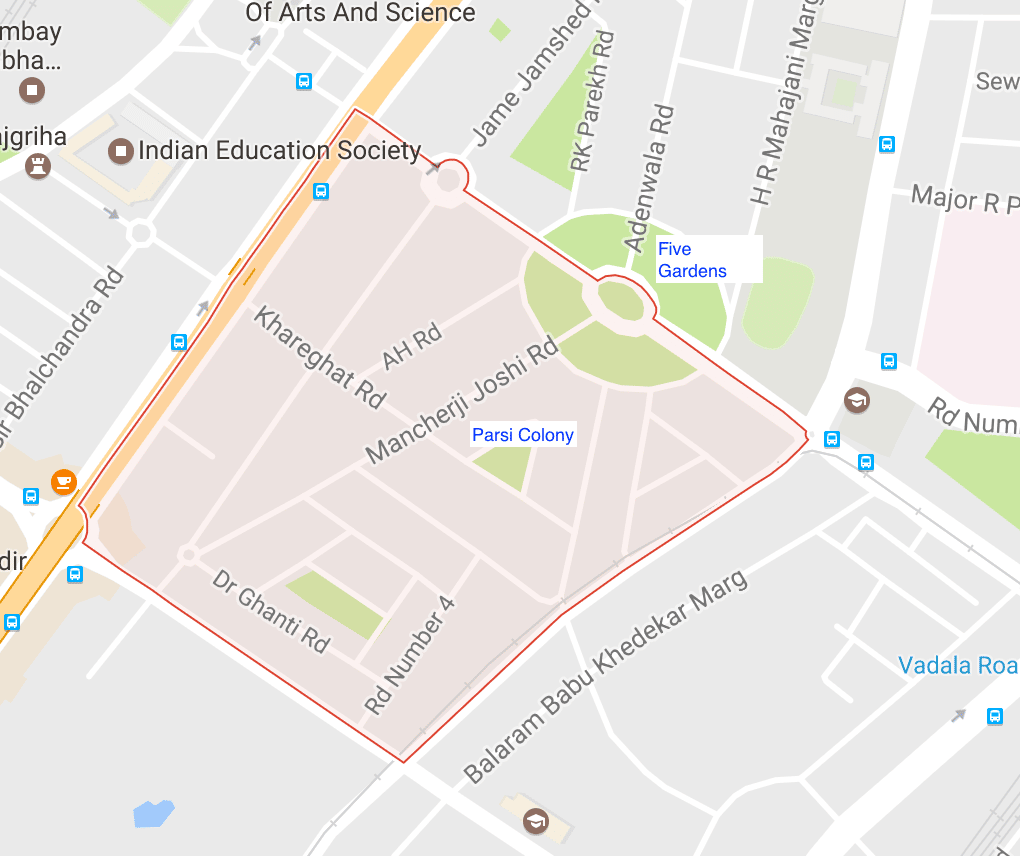 Five Gardens, Dadar - Great Runs