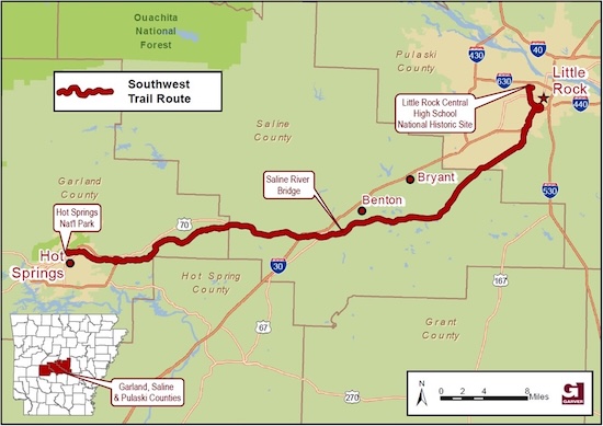 Southwest Trail: Brittain to Shannon Hills - Great Runs